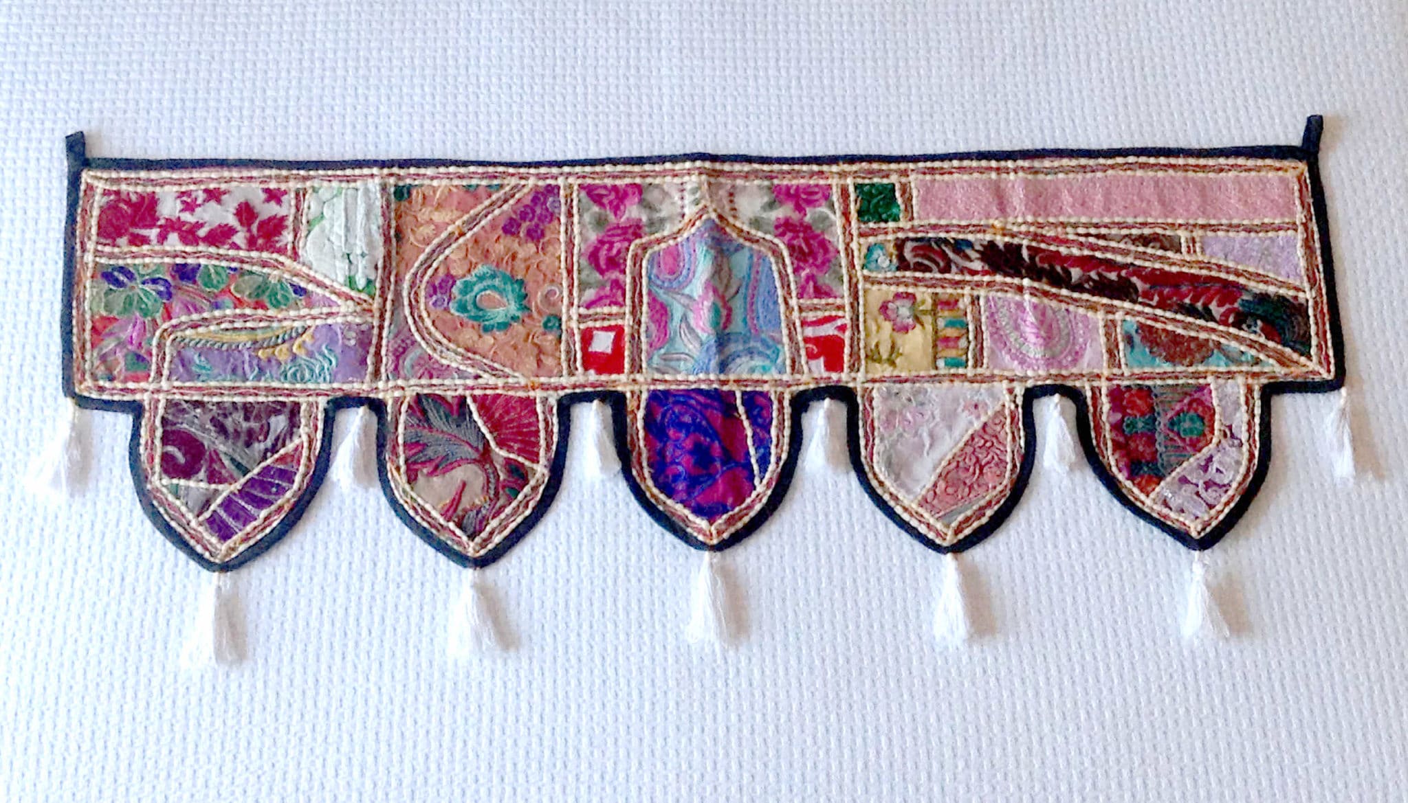 Bandô de porta indiano - bordado colorido – Bazar Indiano