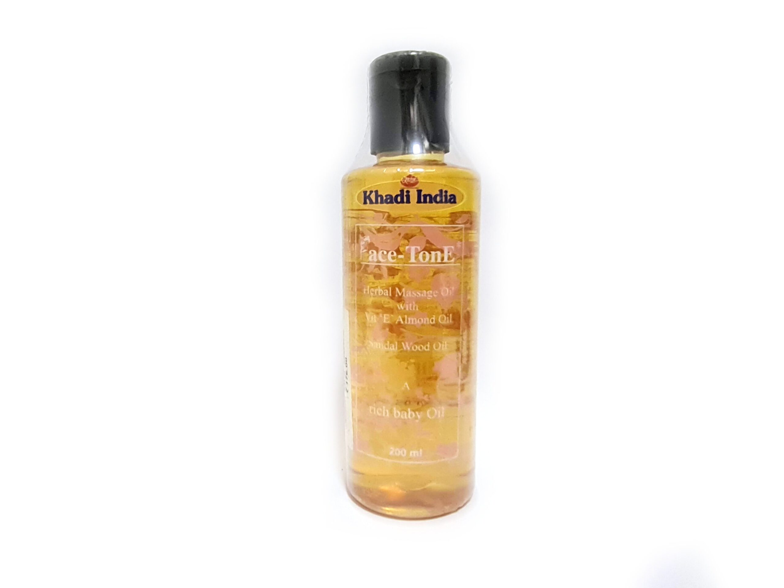 Óleo herbal de massagem facial e corporal da Khadi India Face Ton-E com ...